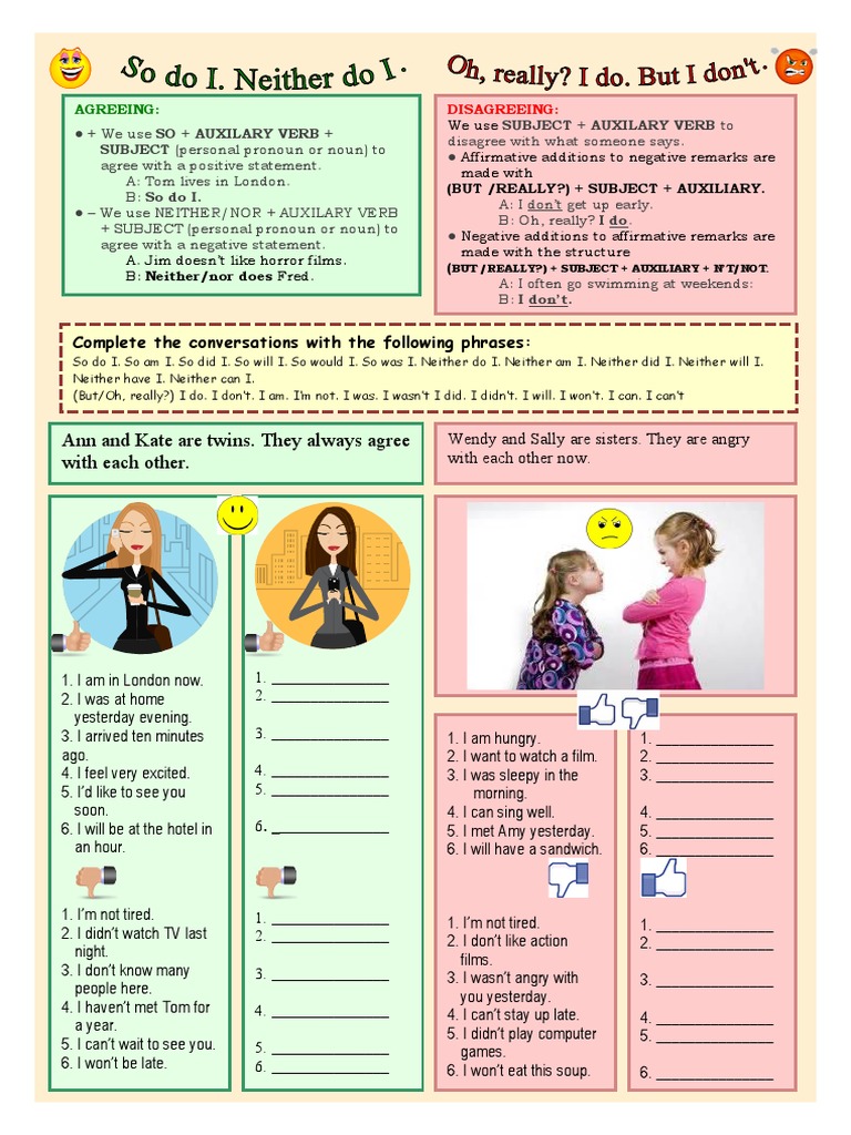 So Do I Neither Do I 85748 | PDF | Verb | Semantic Units