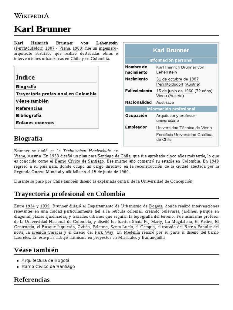 Karl Brunner | PDF | Bogotá | Austria