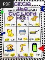 CVC Word Activity Booklet Ver 2 | PDF