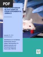 Cardiac Puncture Blood Collection SOP | PDF
