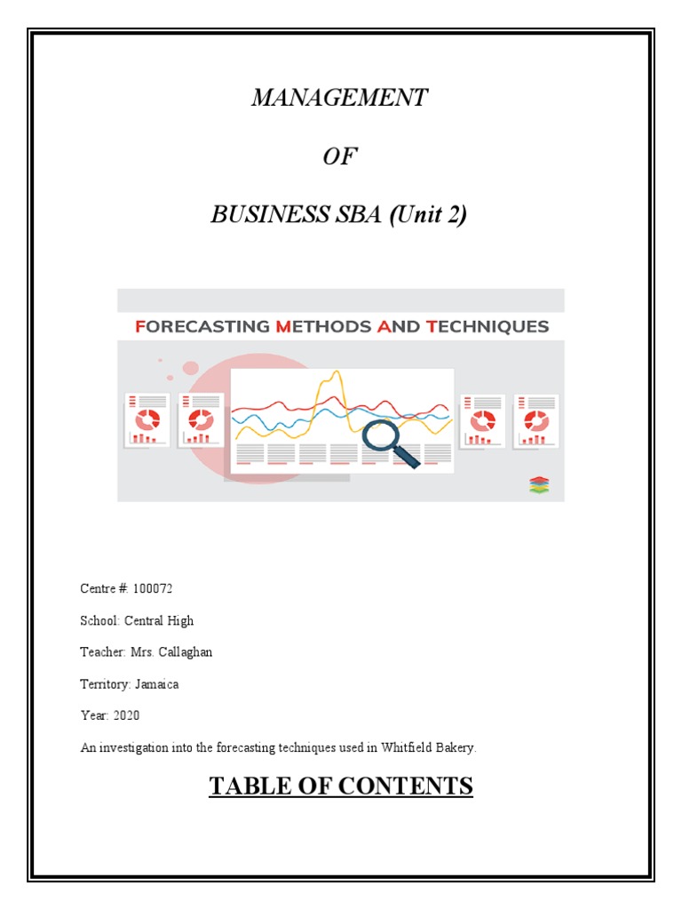 MOB Unit 2 SBA Group 8 | PDF | Forecasting | Regression Analysis