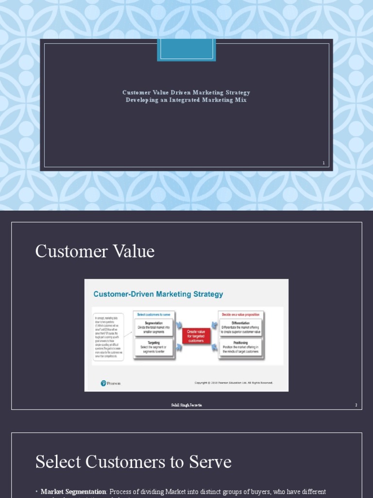 Customer Value Driven Marketing Strategy Developing An Integrated ...