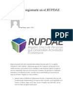 RUPDAE | PDF