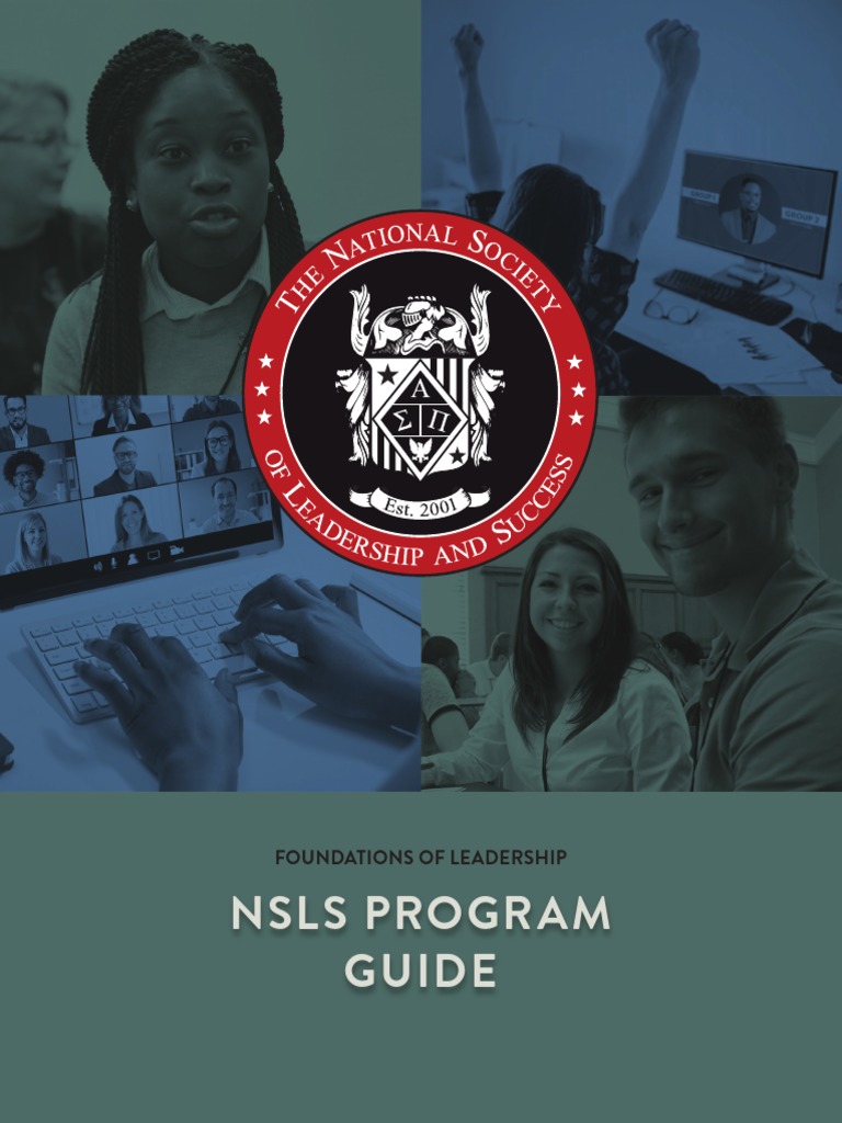 Nsls Program Guide: Foundations of Leadership | PDF | Leadership | Goal