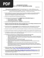 Bright Futures Volunteer Hours Log | PDF | Career & Growth