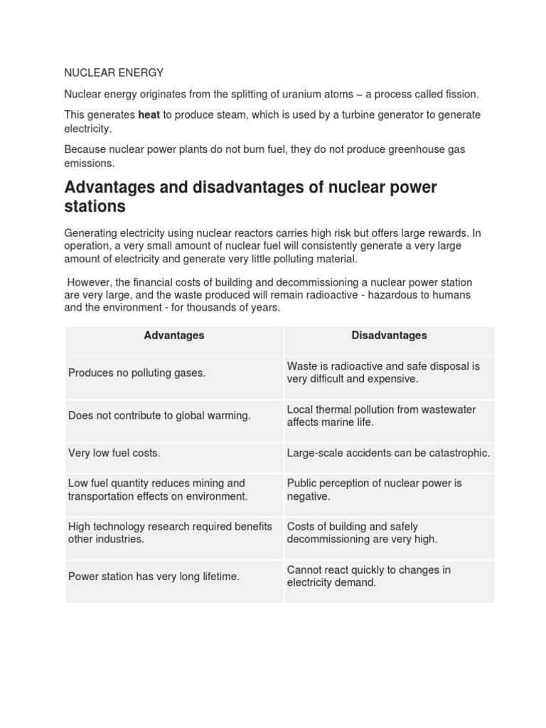 Nuclear Energy Notes Form 1 PDF | PDF | Nuclear Reactor | Nuclear Power