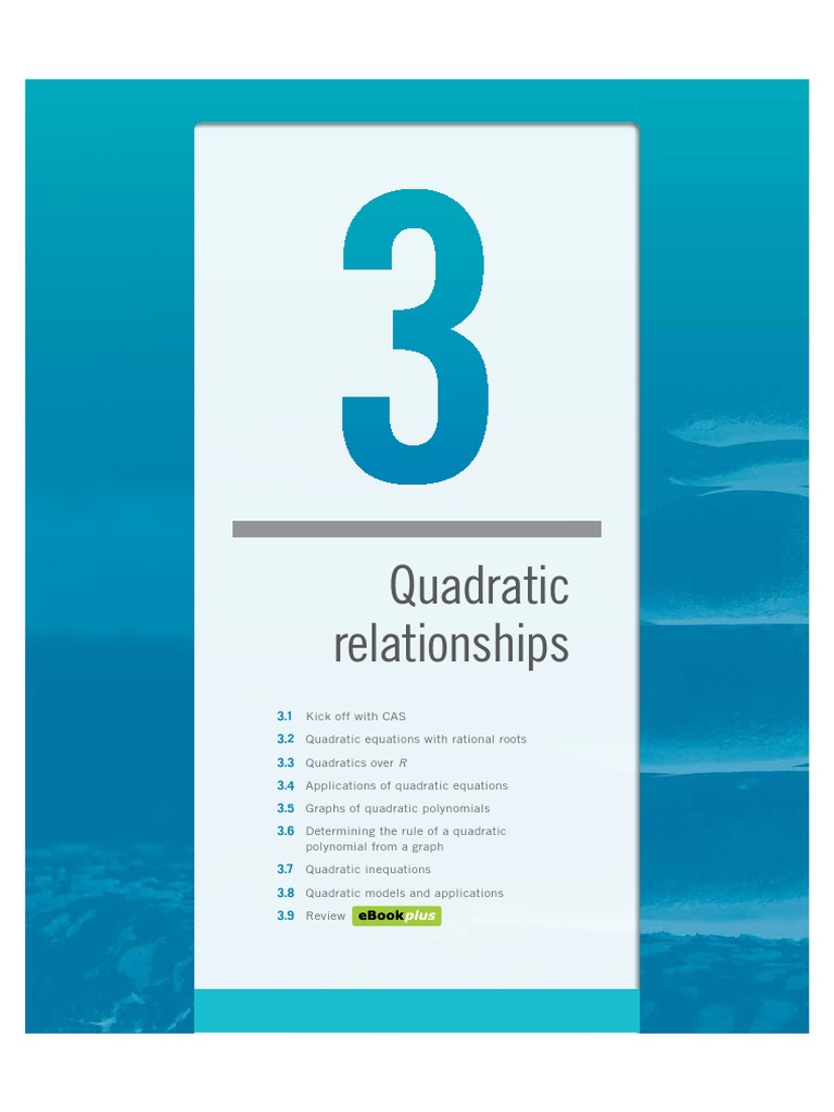 Exploring Quadratic Relationships Through Graphs, Equations, and ...