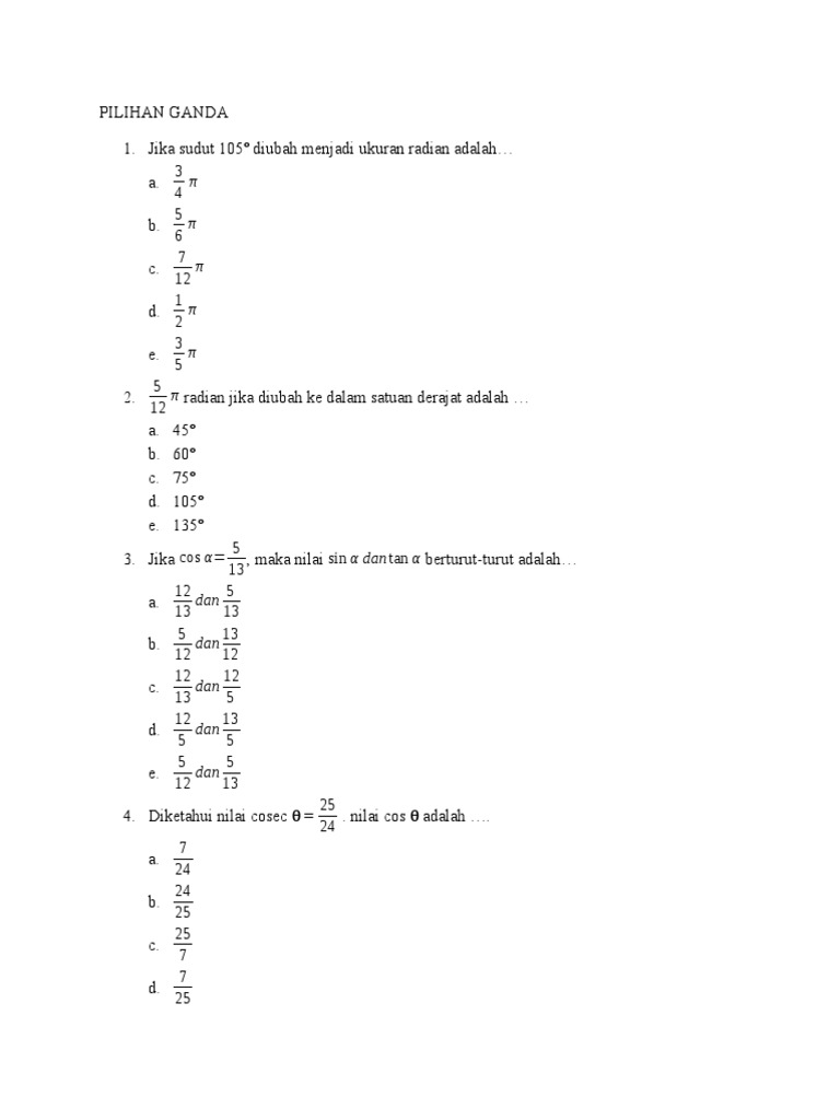 Soal Ukk MTK KLS Xi SMK SMT 2 | PDF