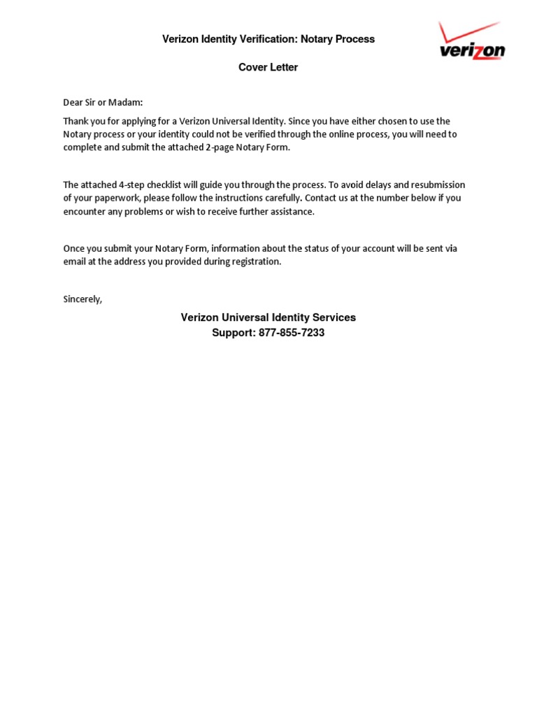 Notary Process Identity Verification Form | PDF | Identity Document ...