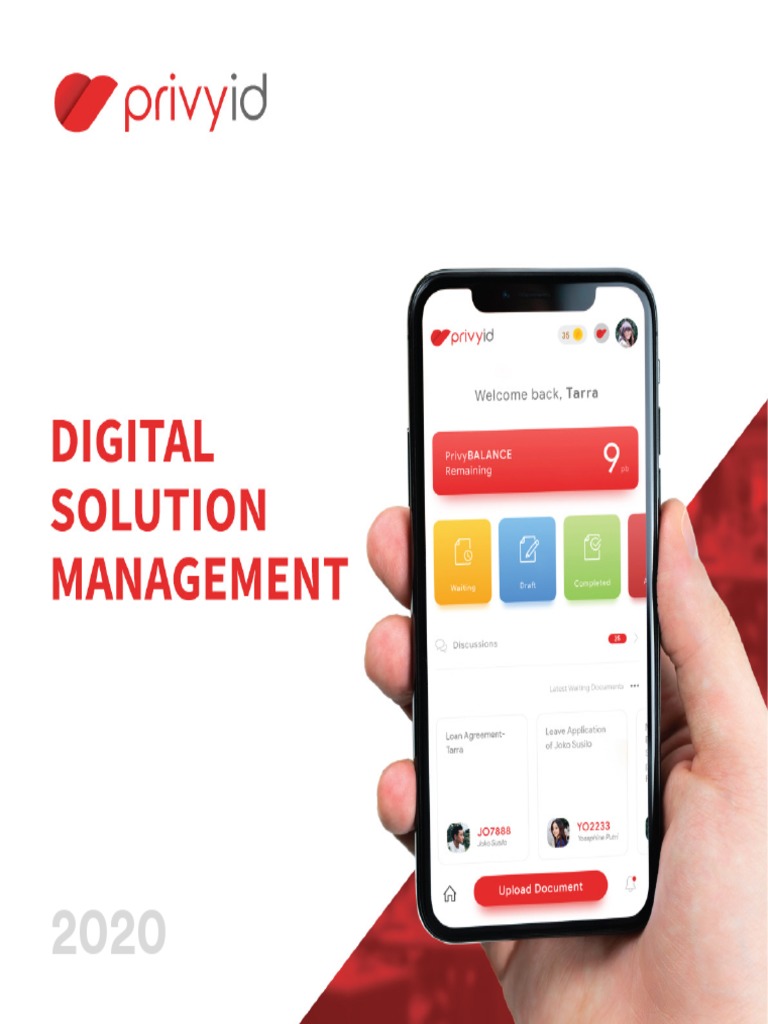 PrivyID DSM (2020) PDF | PDF | Authentication | Information Technology