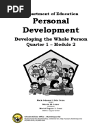 Personal Development Grade 12 | PDF | Self | Disciplines