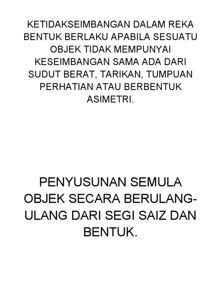 Prinsip Reka Bentuk | PDF