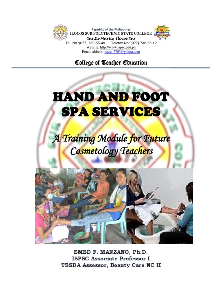 Hand and Foot Spa Services: A Training Module For Future Cosmetology ...