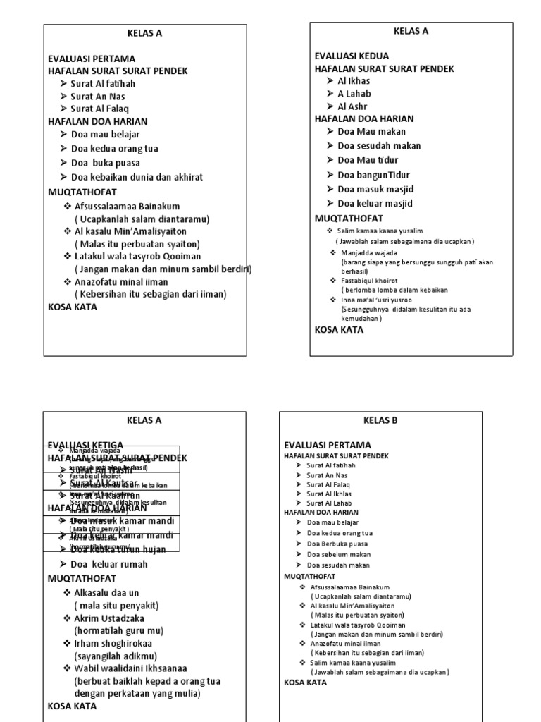 Target Hafalan | PDF