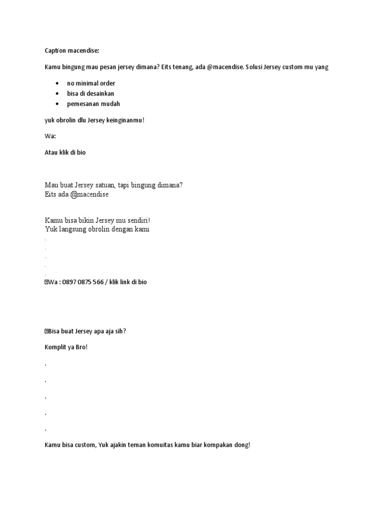 Caption Macendise | PDF