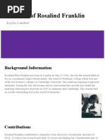 Rosalind Franklin Reading-Questions | PDF | Francis Crick | Nucleic Acids