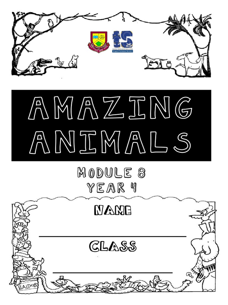 Module 8 Amazing Animals | PDF | Tiger | Camel