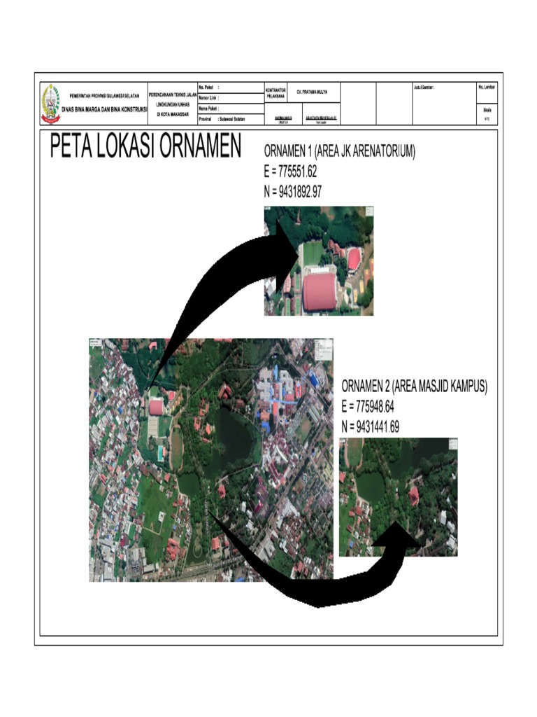 Contoh PETA LOKASI | PDF