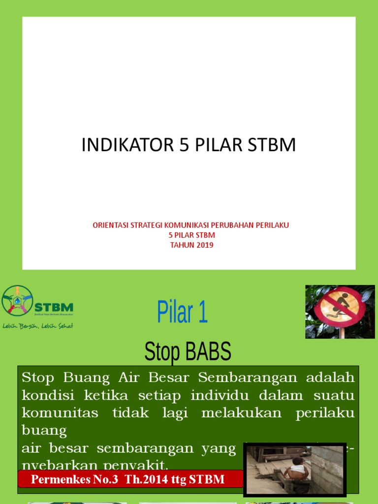 B. Indikator 5 Pilar STBM | PDF