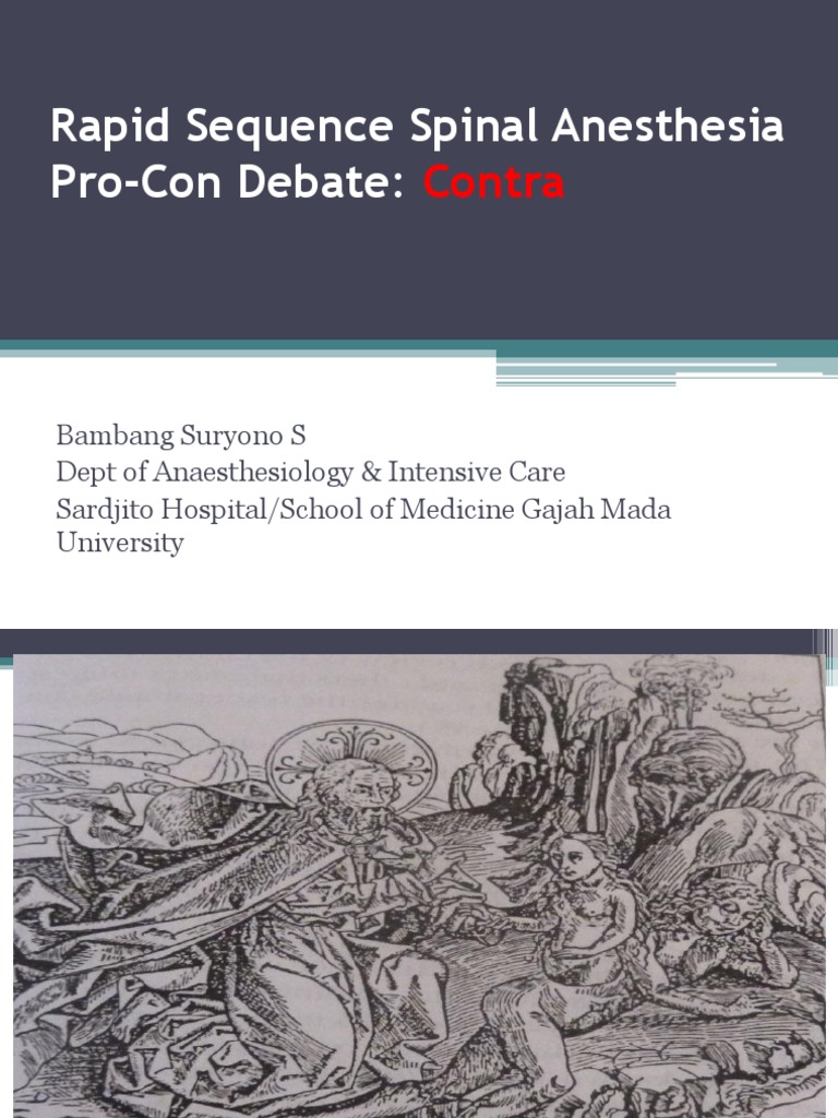 Rapid Sequence Spinal PDF | PDF | Anesthesia | Cerebrospinal Fluid