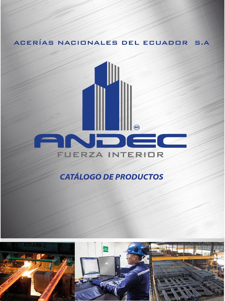 Catalogo de Productos Andec | PDF | Acero | Ingeniería estructural