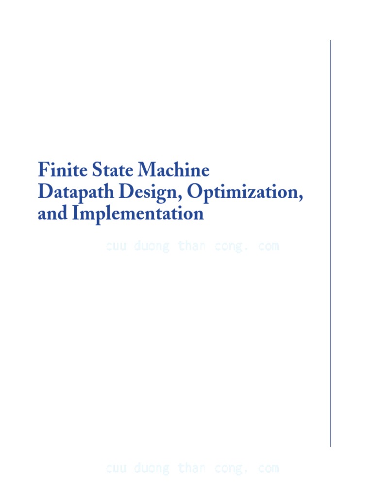 Finite-State-Machine-Datapath-Design,-Optimization,-And-Implementation ...