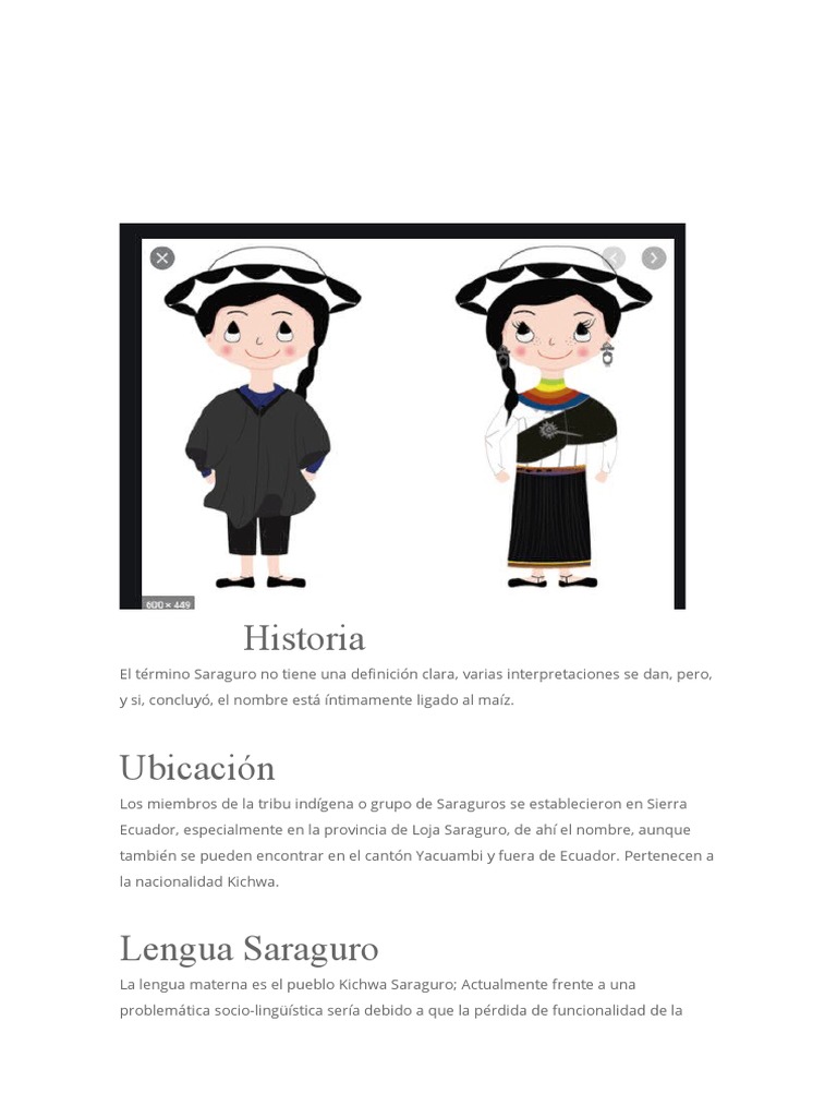 Vestimenta Tradicional Saraguro | PDF | Ropa | Agricultura