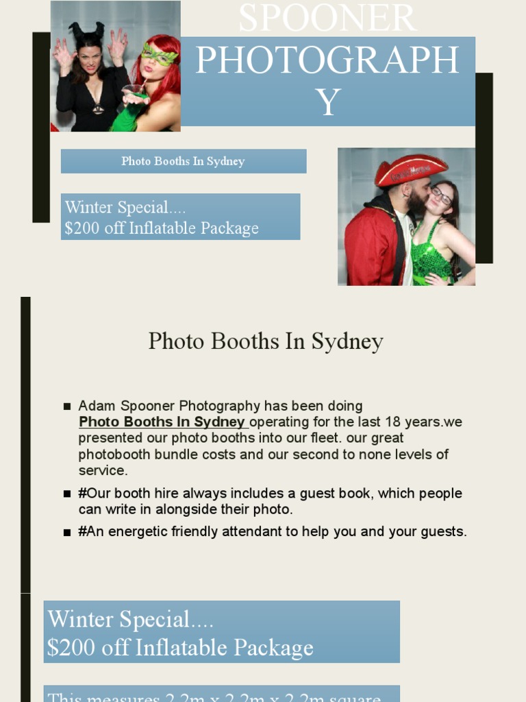 Photo Booths in Sydney | PDF