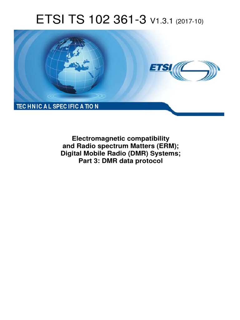 Part 3 DMR Data Protocol | Download Free PDF | Internet Protocols | I Pv6