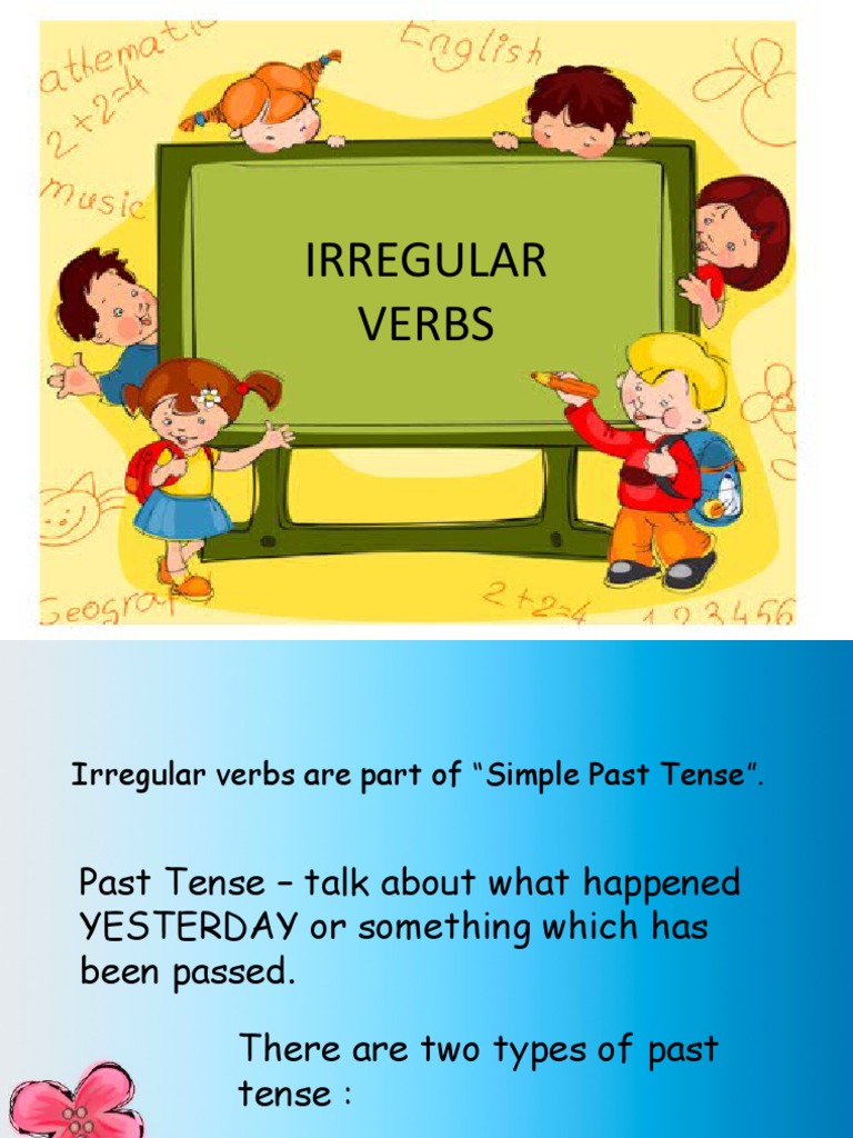 Irregular Verbs PPT | PDF