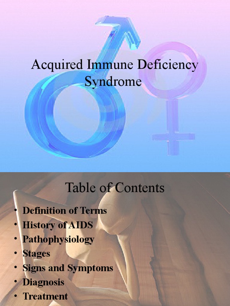 Understanding Acquired Immune Deficiency Syndrome | PDF | Hiv/Aids ...