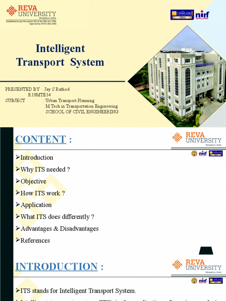 Intelligent Transport System | PDF | Transport | Traffic