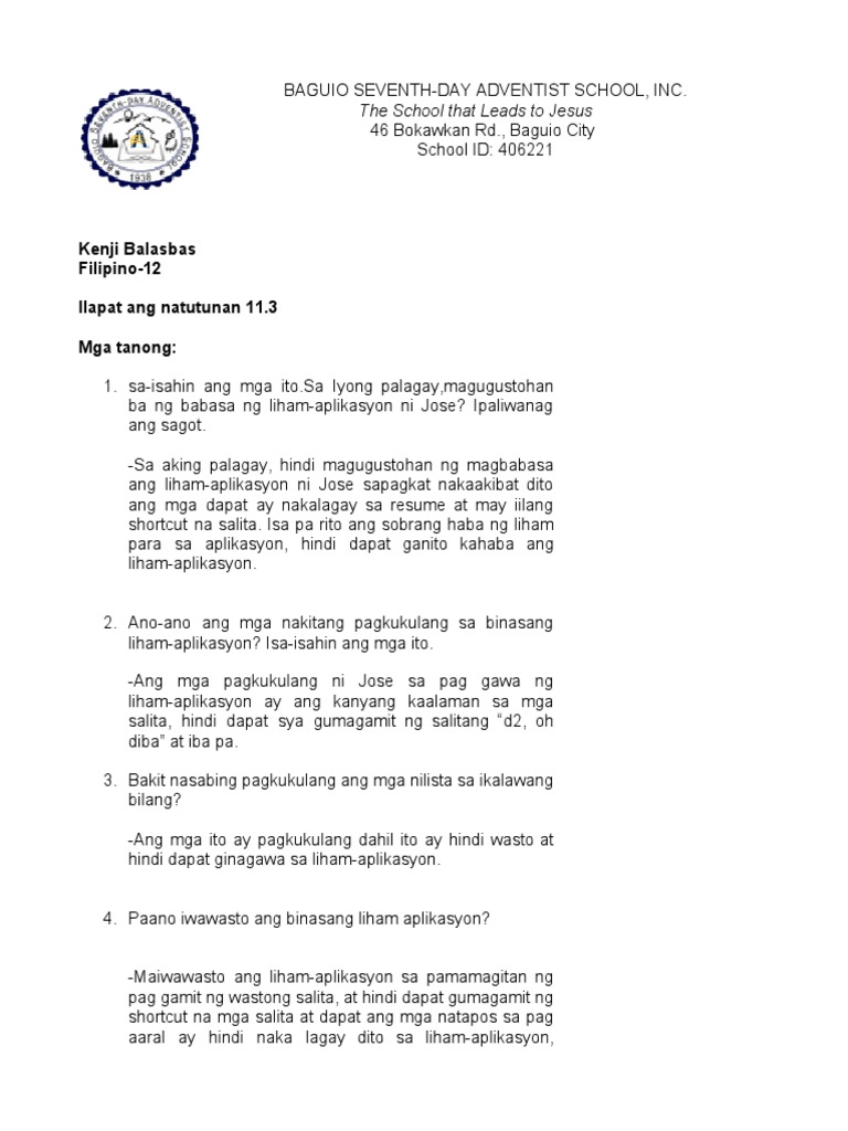 Pag Sulat PDF | PDF