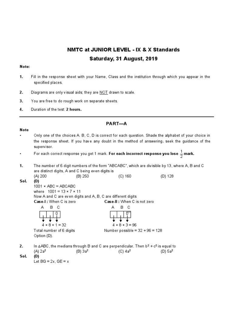 Junior | PDF | Prime Number | Triangle