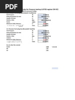 Minimum Safe Distance Calculator - Pressure Test | PDF