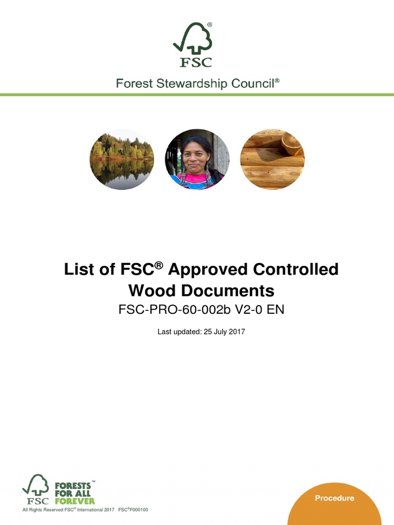 FSC-PRO-60-002b V2-0 EN List of FSC Approved Controlled Wood Documents ...