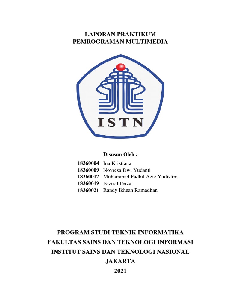 Tugas Kelompok - Laporan Praktikum Pemrograman Multimedia PDF | PDF