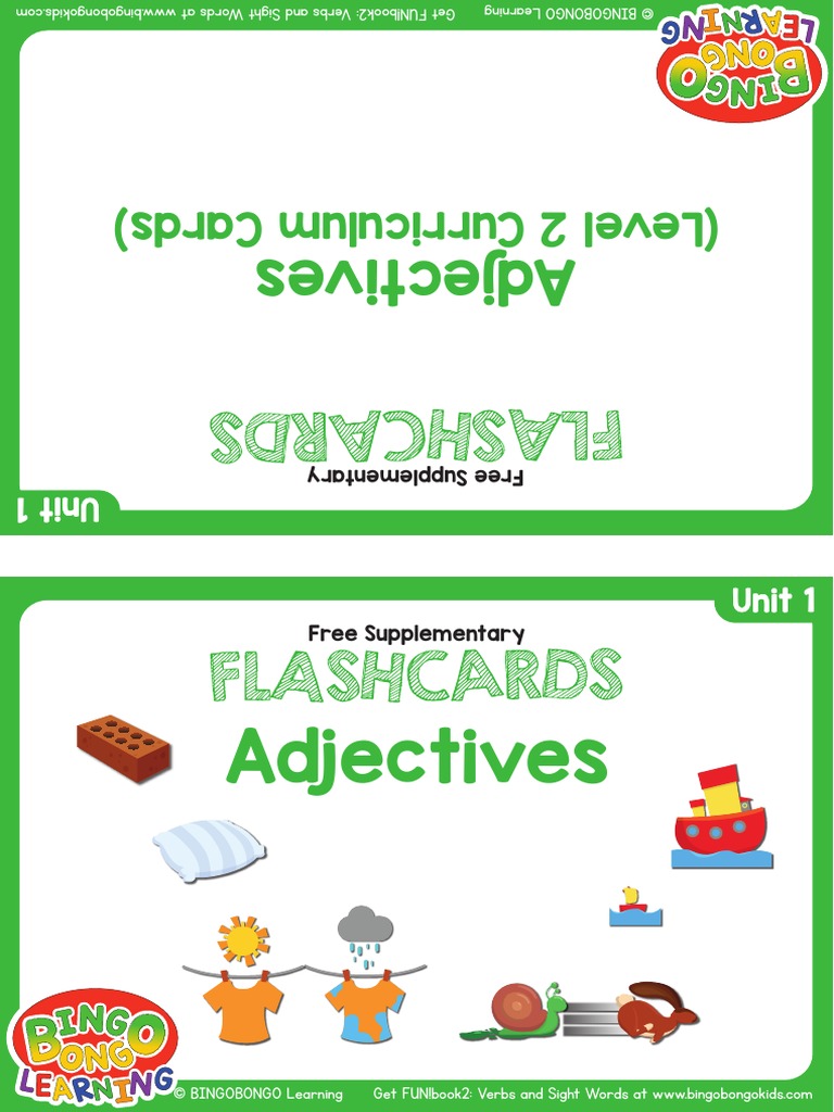 Adjectives: Unit 1 Unit 1 | PDF | Cognitive Science | Vocabulary