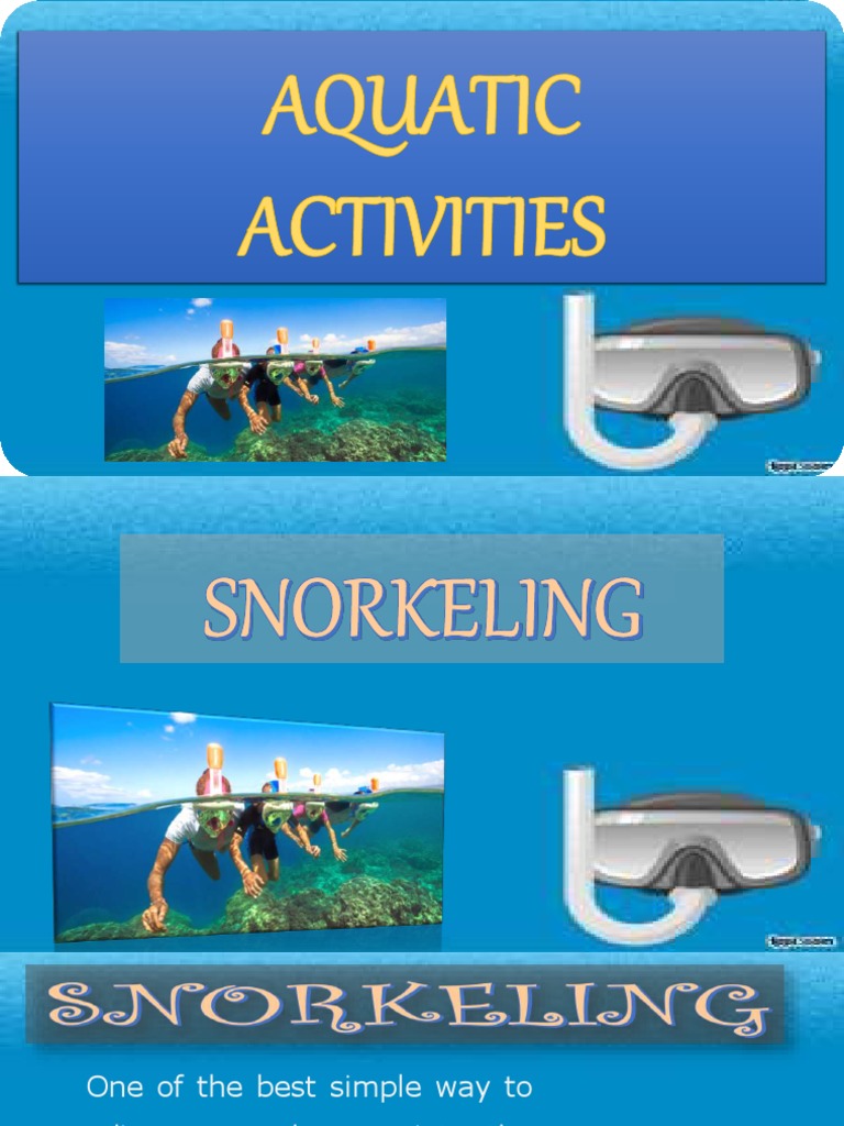 Lesson2snorkeling 171205101014 | PDF | Snorkeling | Underwater Diving