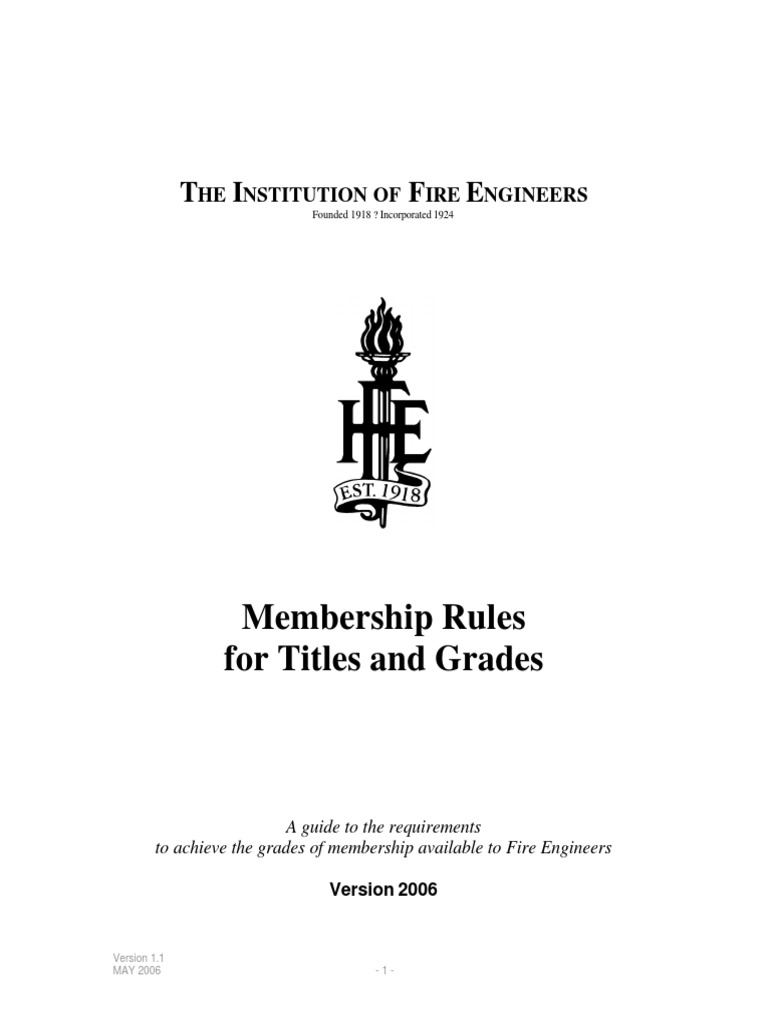 Membership Rules For Titles Grades PDF | PDF | Competence (Human ...