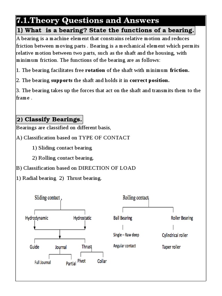 Bearing Selection Guide | PDF | Bearing (Mechanical) | Rotation Around ...