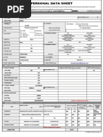 CSC Form 212 (Revised 2017) Personal Data Sheet | PDF | Employment ...