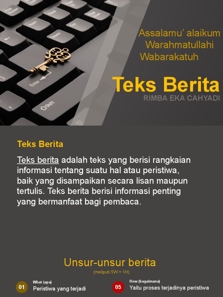 Panduan Menulis Teks Berita Efektif | PDF