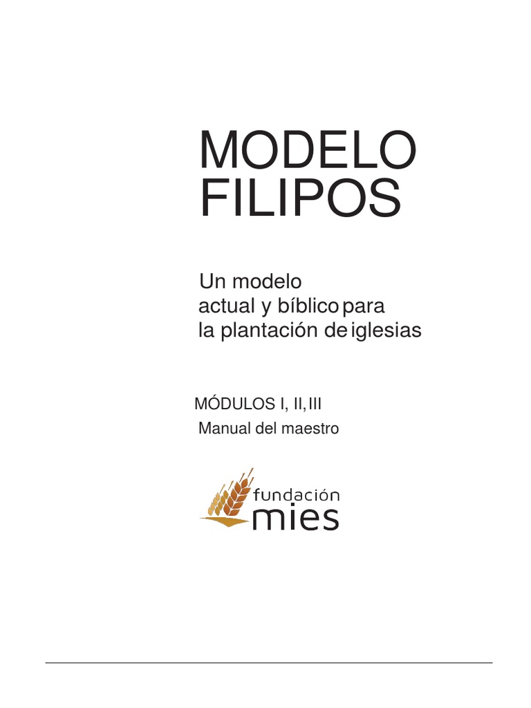 Filipos Manual Completo, 2020 | PDF | Salvación | espíritu Santo