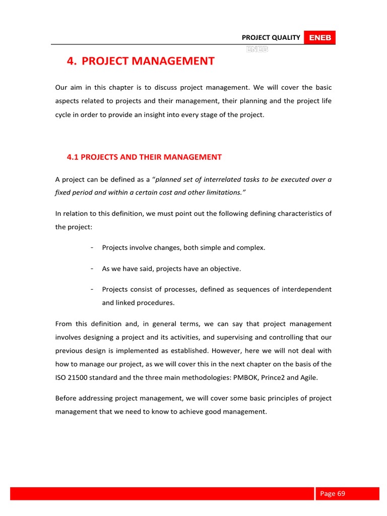 PQU.M4 Module 4 Project Management | PDF | Product Lifecycle | Project Management