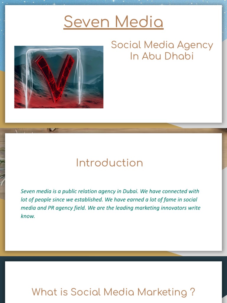 Seven Media: Social Media Agency in Abu Dhabi | PDF