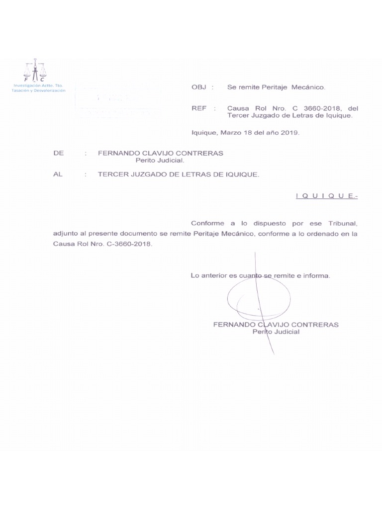 F49 Informe Pericial Pdf