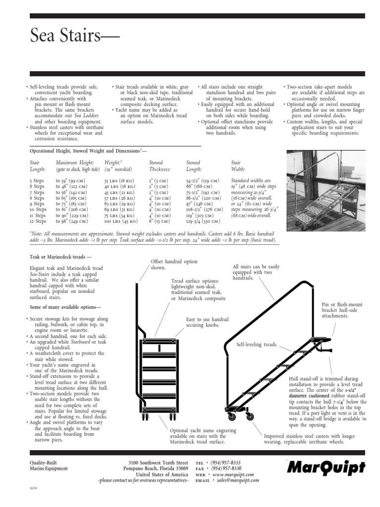 Marquipt SeaStair | PDF | Stairs