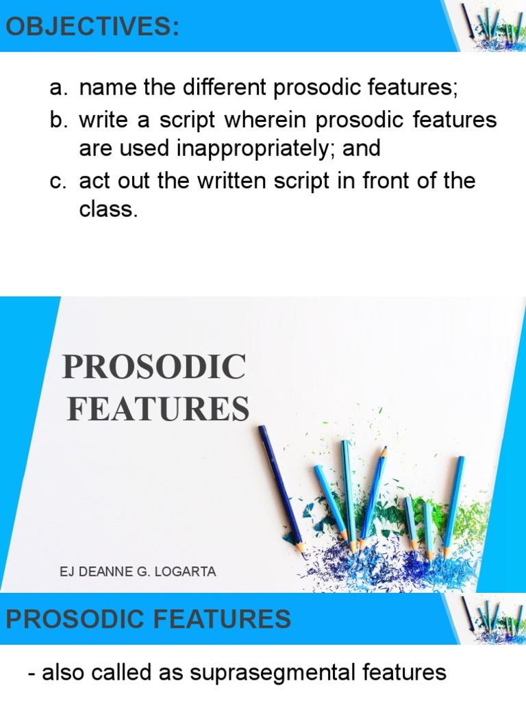 Prosodic Feature PPT Demo Teaching | PDF | Syntax | Cognition