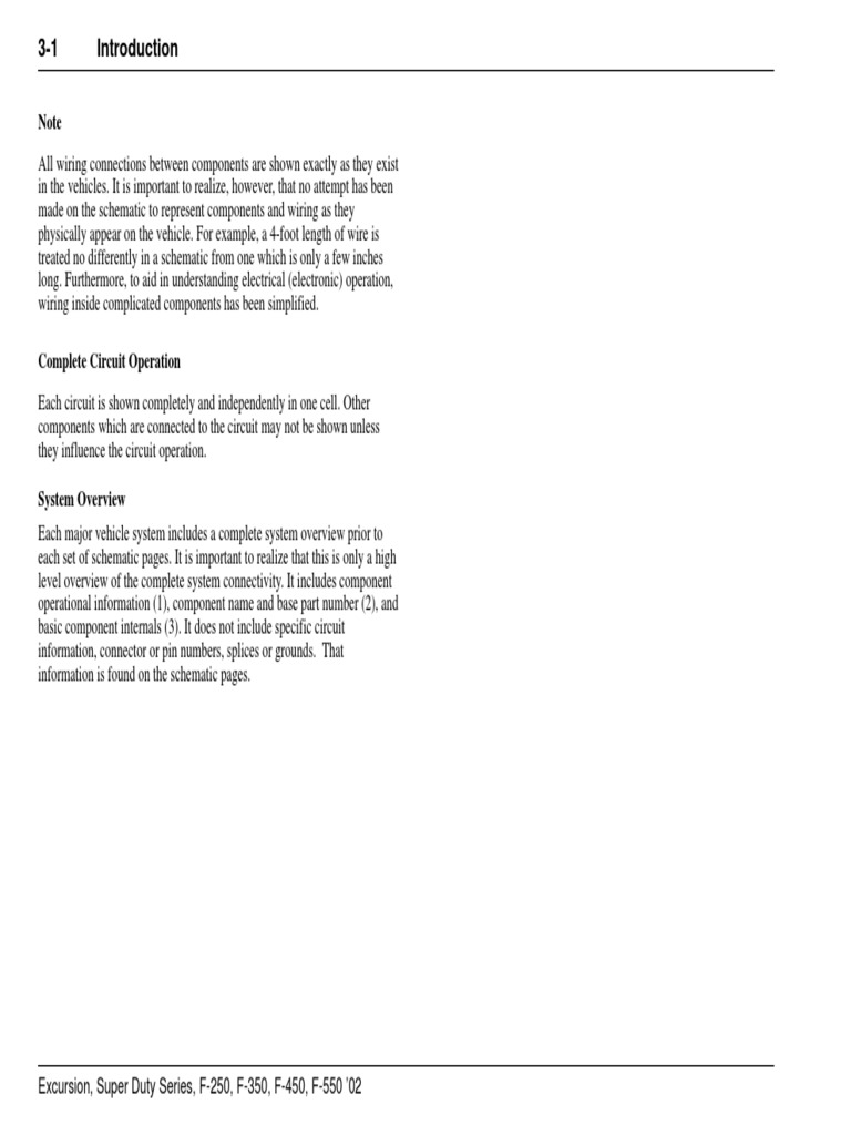 Ford Excursion 2002 Electrical Wiring Diagrams PDF | PDF | Ford F ...